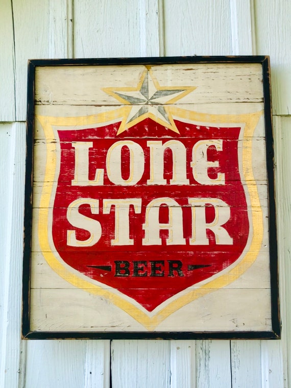 Extra Large Lone Star Beer Sign | Etsy