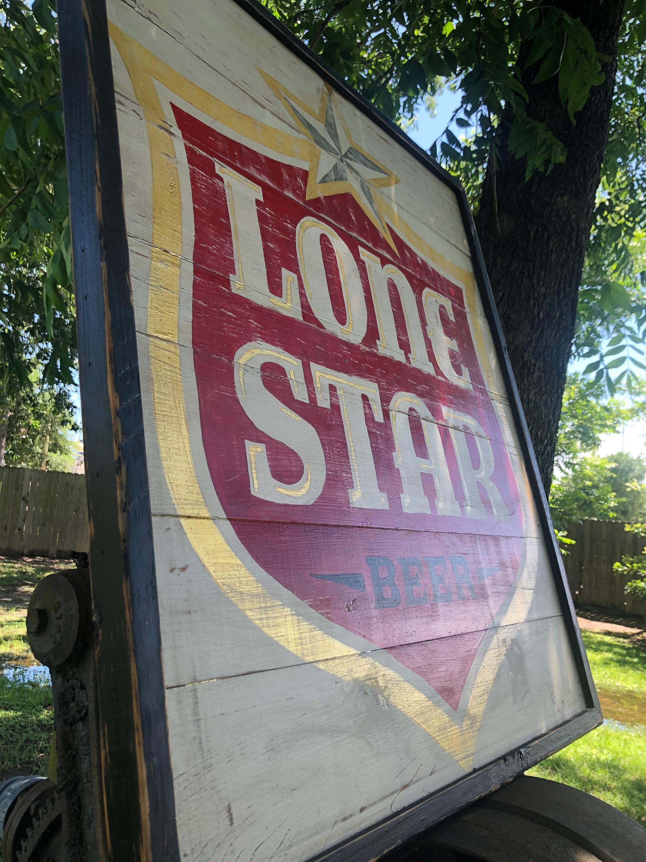 Extra Large Lone Star Beer Sign | Etsy