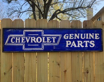 Rustic Chevrolet Sign Chevy - Etsy
