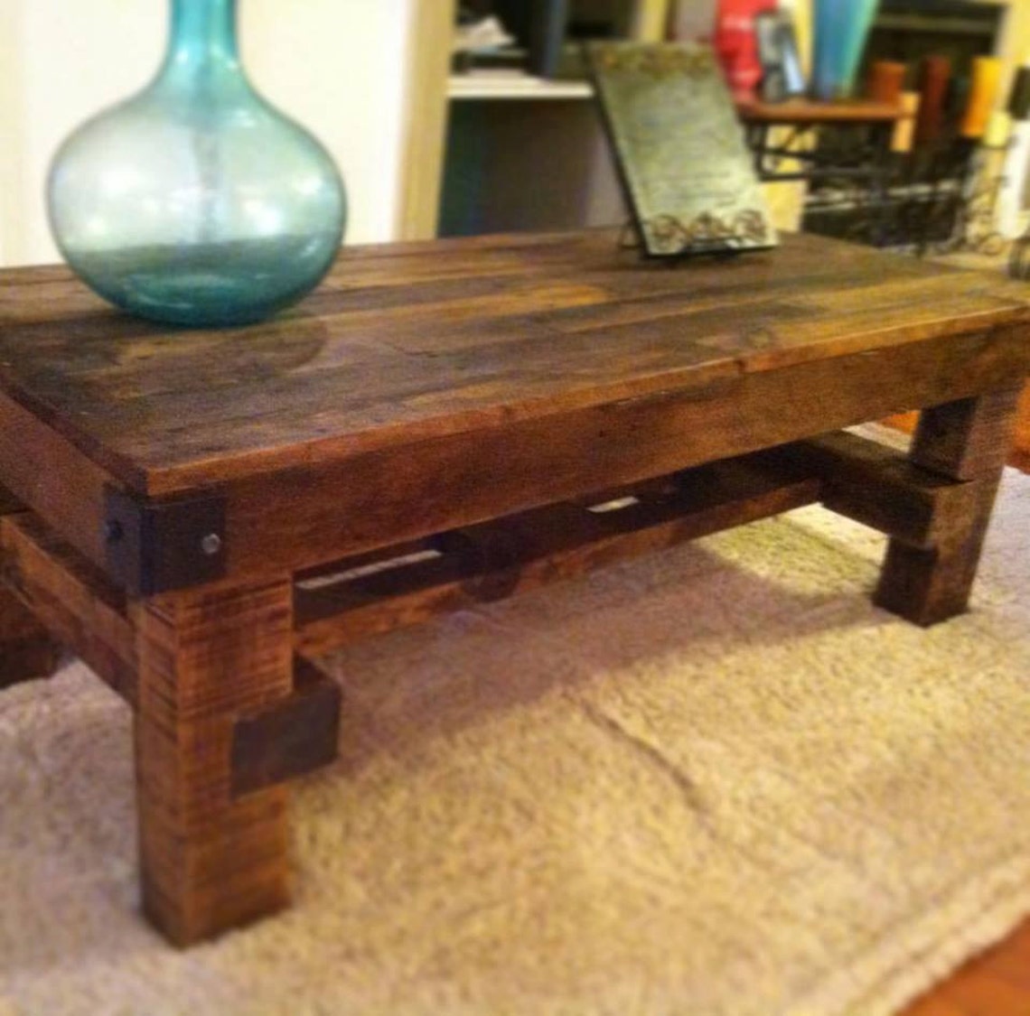 Rustic Coffee Table - Etsy