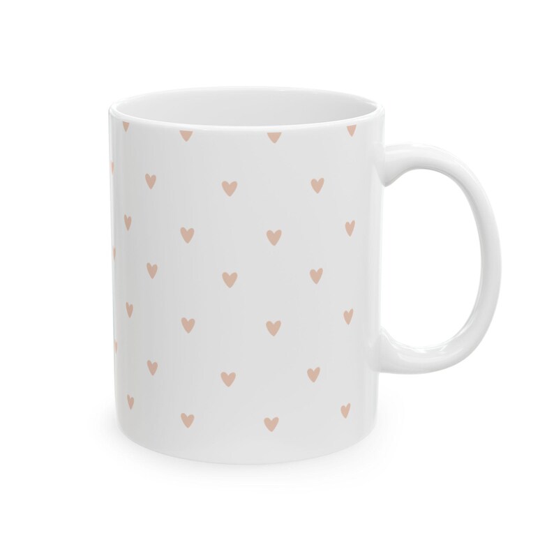 Daddy Est 2026 Mug | Pink Hearts Ceramic Mug - Etsy