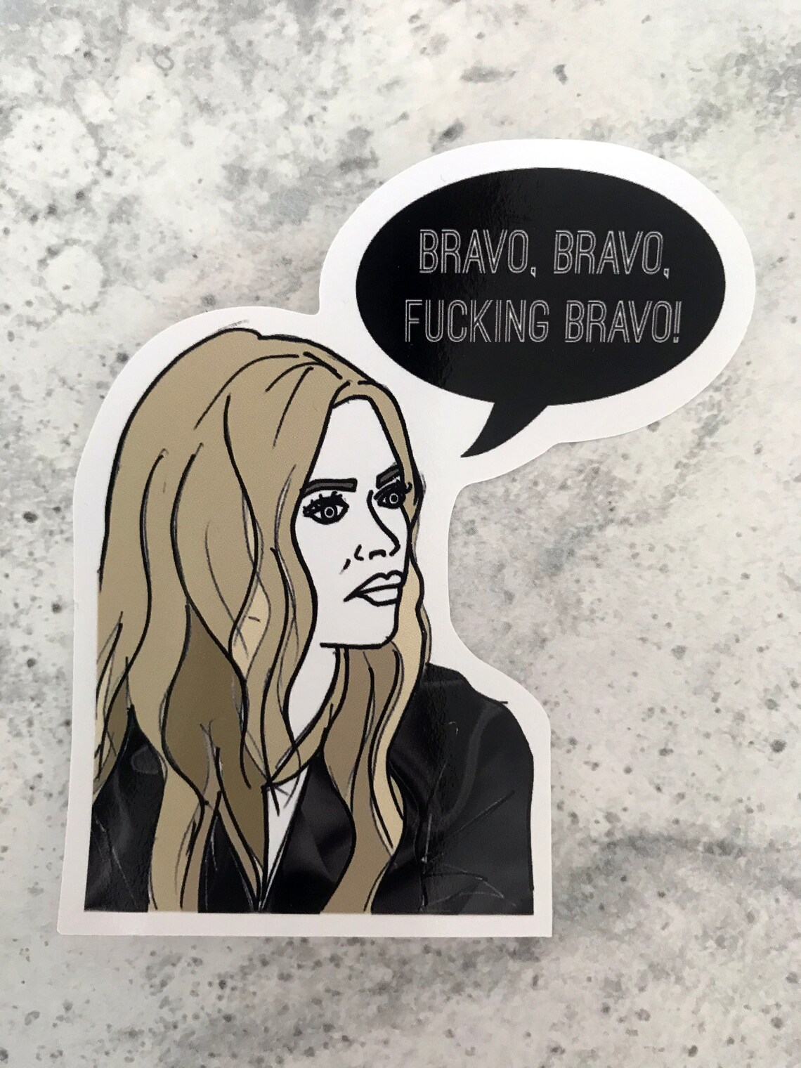 Bravo Bravo Vinyl Sticker inspiriert von Denise von den | Etsy