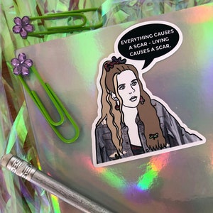 My So-called Life Inspired Sticker Pack | Set of 6 90s Tv Themed Die ...