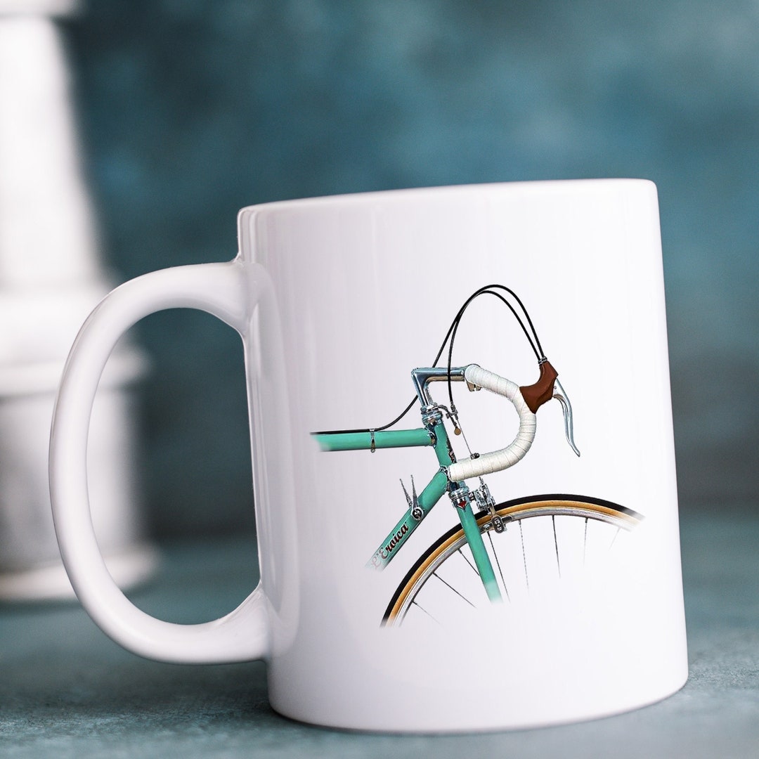 Vintage Cycle Mug - Vintage Bianchi Mug for Cyclist - Coffee Mug for ...