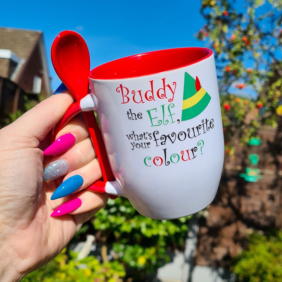 Buddy the Elf Mug for Christmas Eve Box Christmas Movie Watching Mug ...