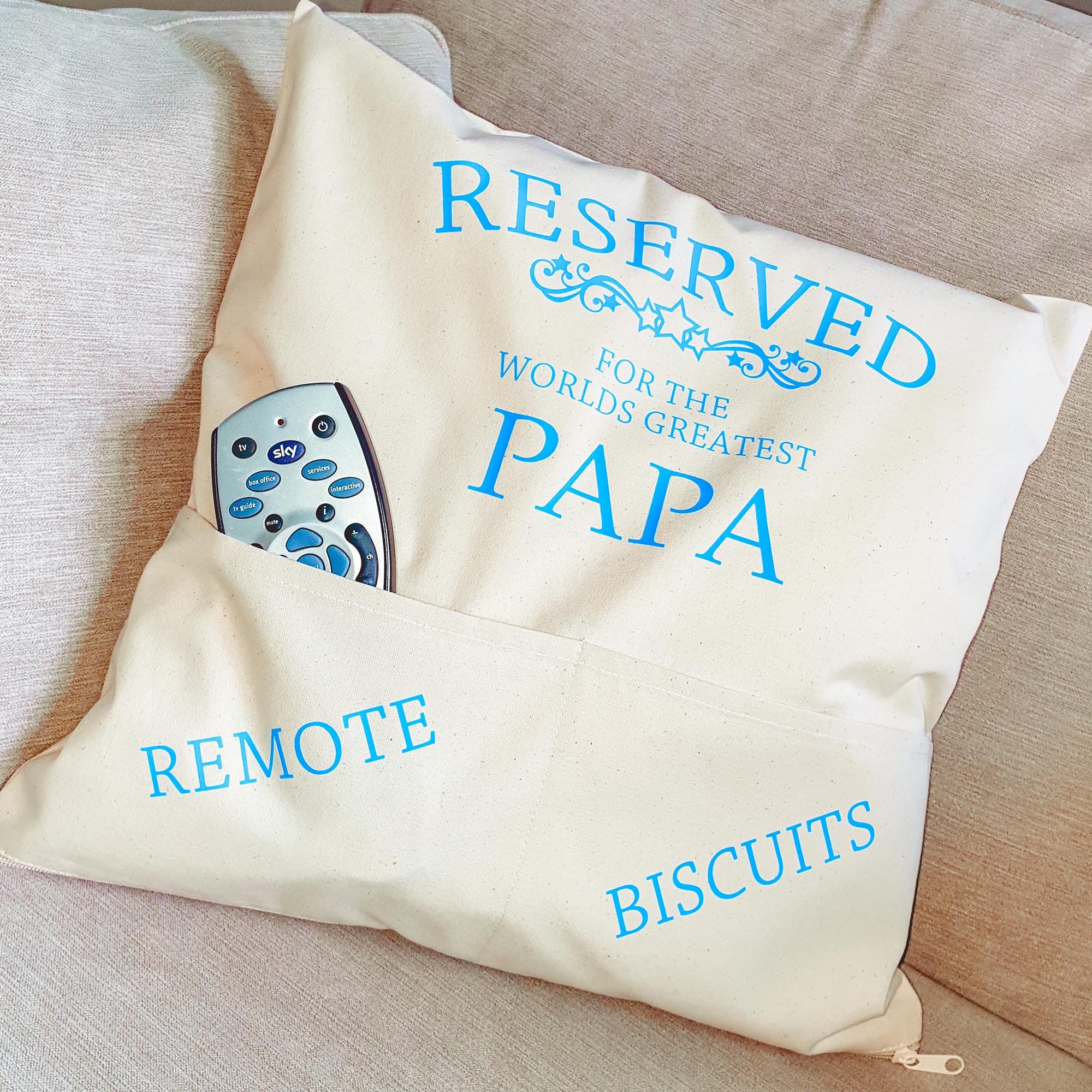 Personalised Remote Control Cushion Gift lockdown Gift for | Etsy