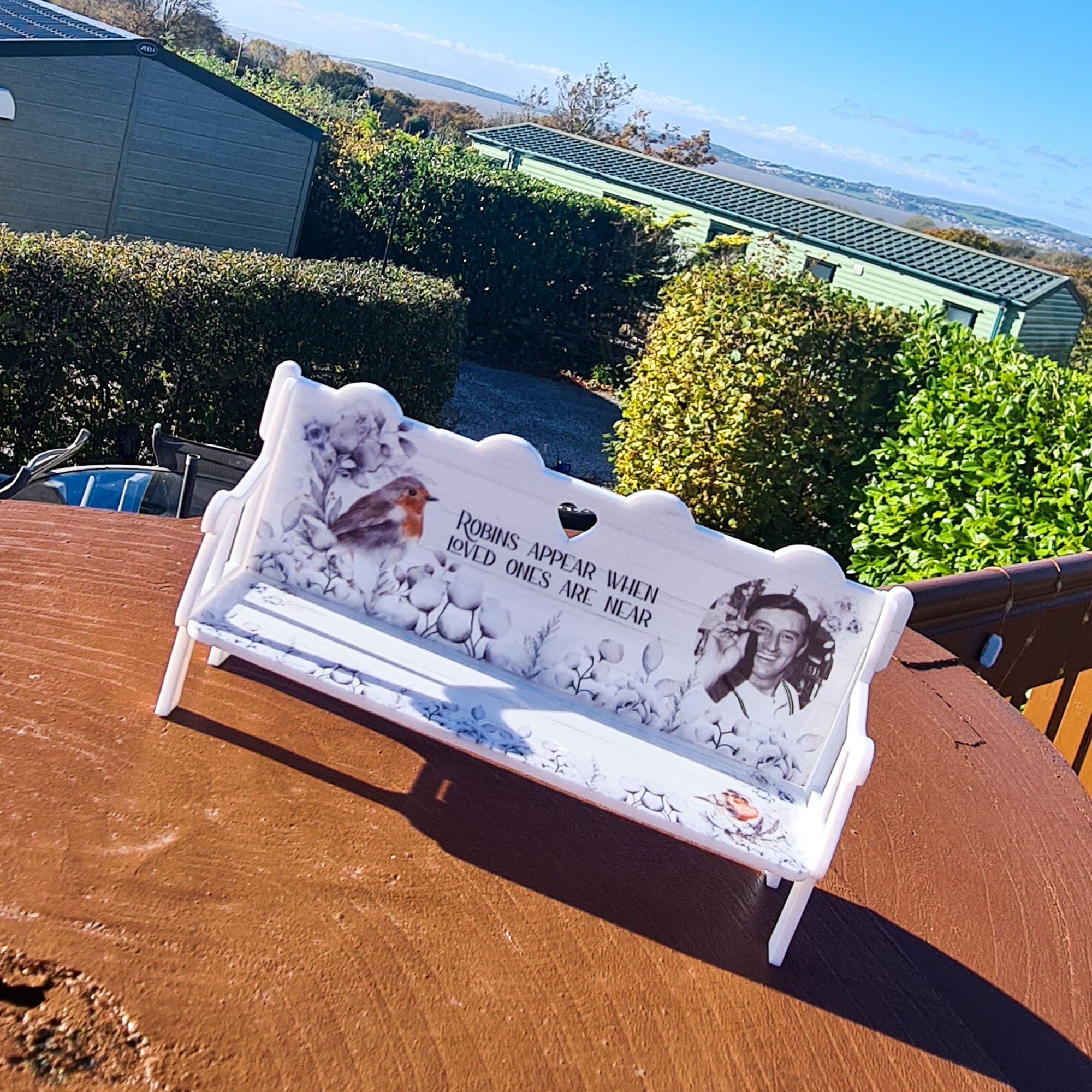 Memorial Bench Ornament for Fathers Day Fathers Day in Heaven - Etsy