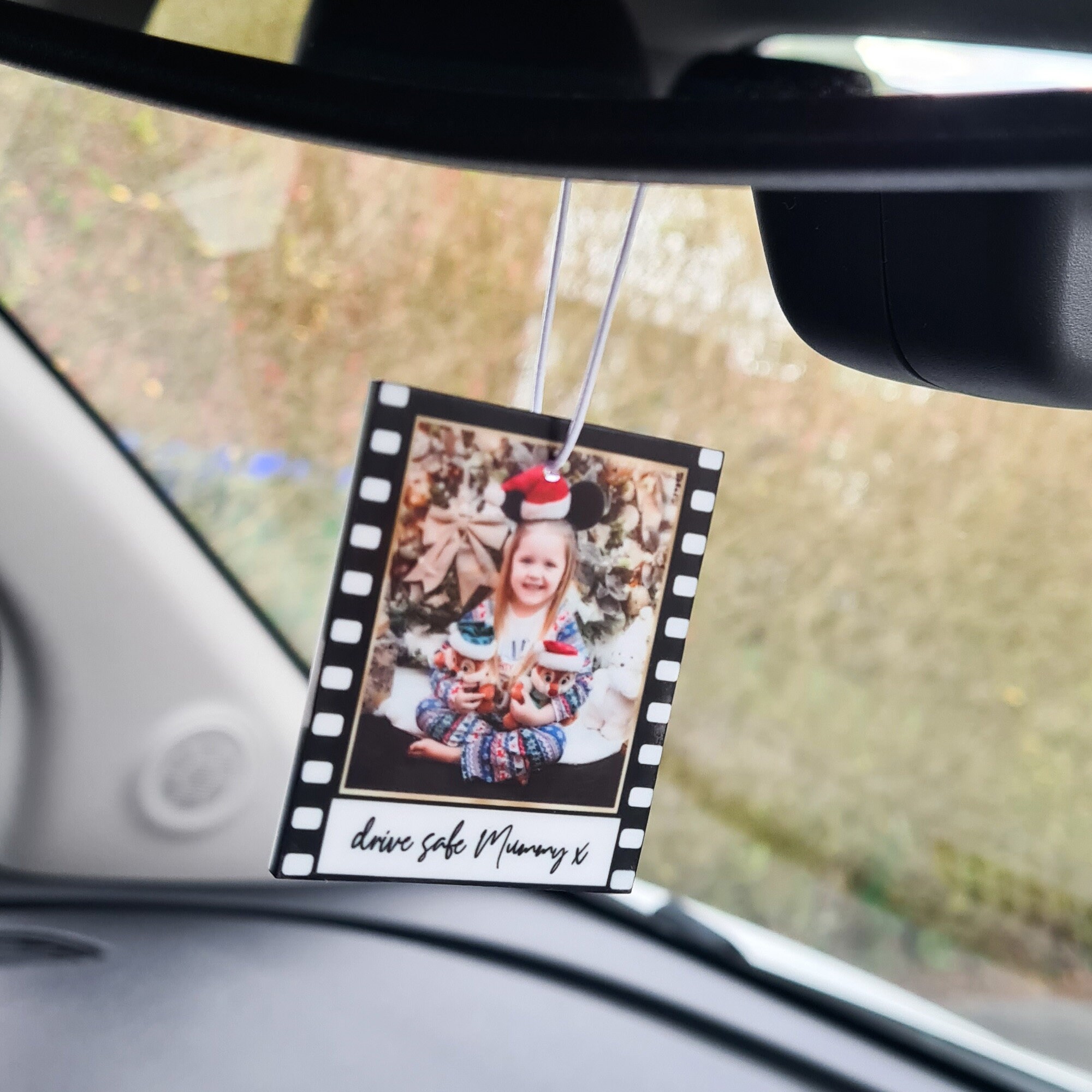 Personalized Drive Safe Car Sign: Polaroid Photo Frame Plaque - Etsy UK