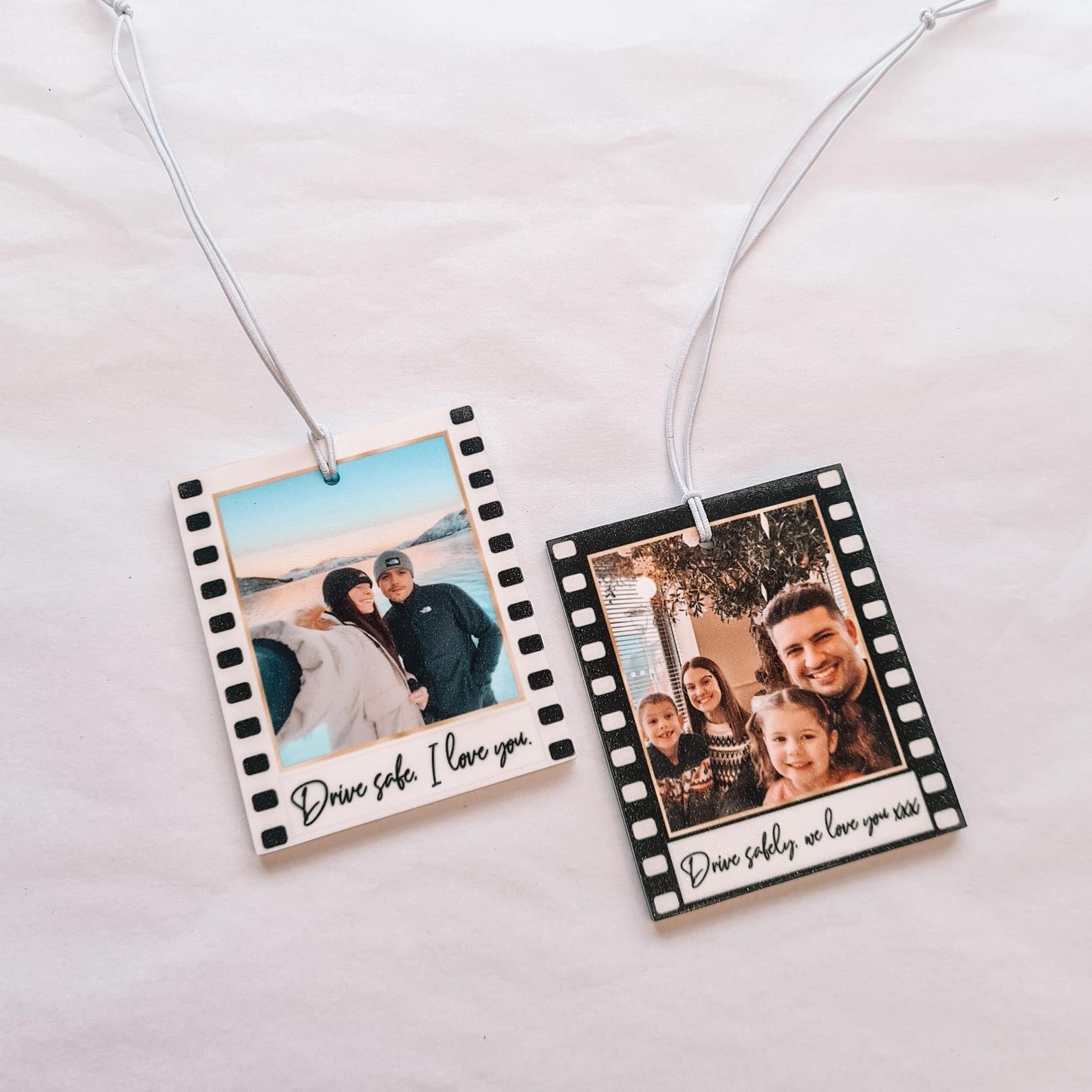 Personalized Drive Safe Car Sign: Polaroid Photo Frame Plaque - Etsy UK