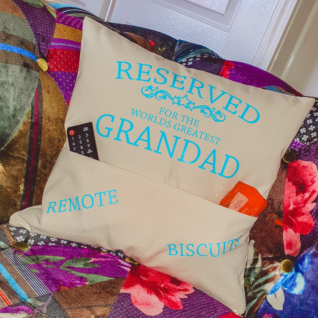 Personalised Remote Control Cushion Gift fathers Day Gift Gift for ...