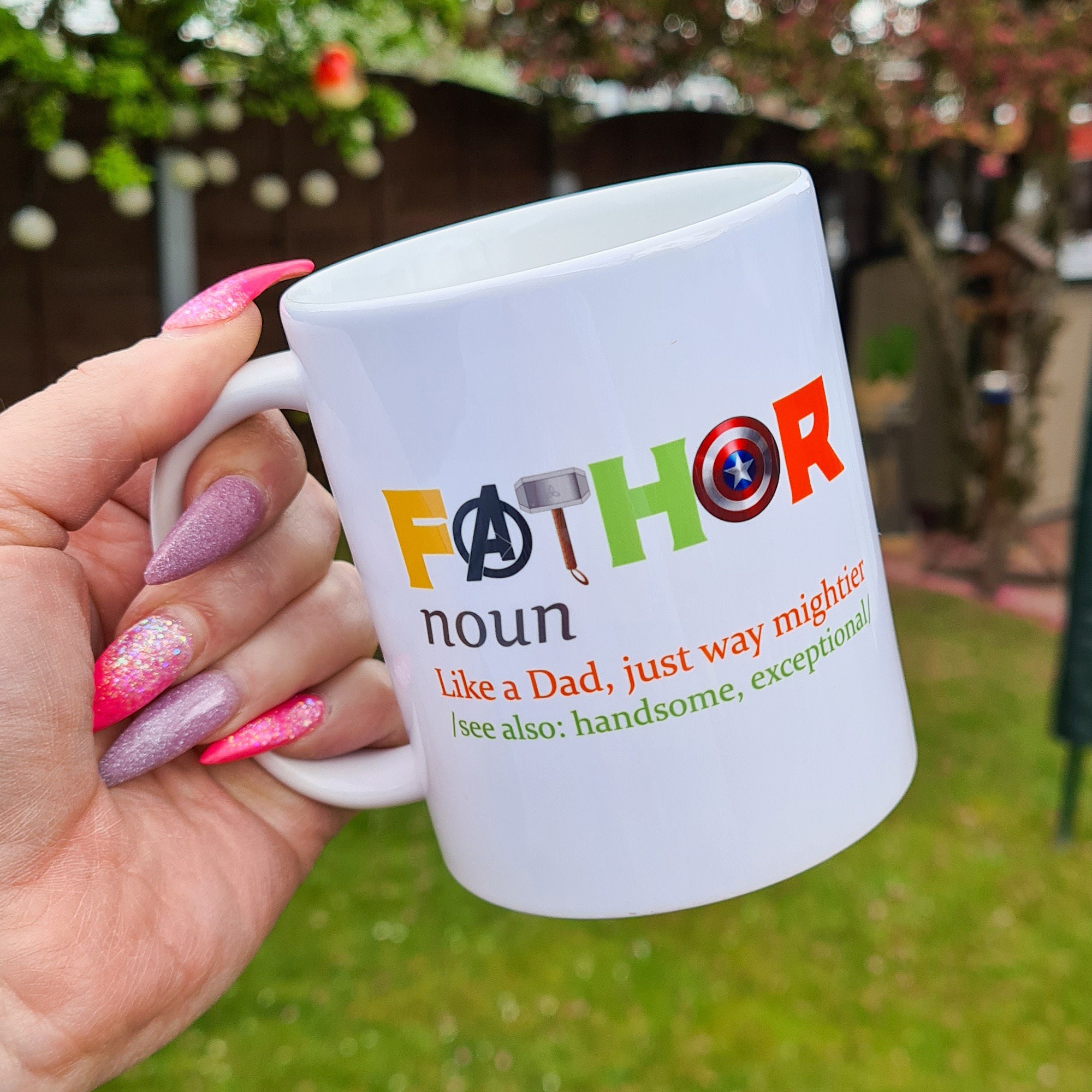 Fathor Personalised Mug for Fathers Day Mug for Dad Gift - Etsy