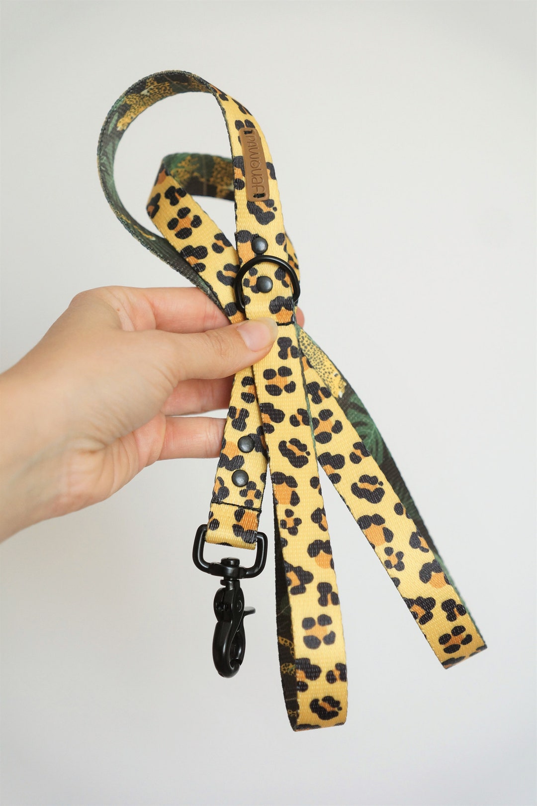 Leopard Jungle Dog Leash - Etsy
