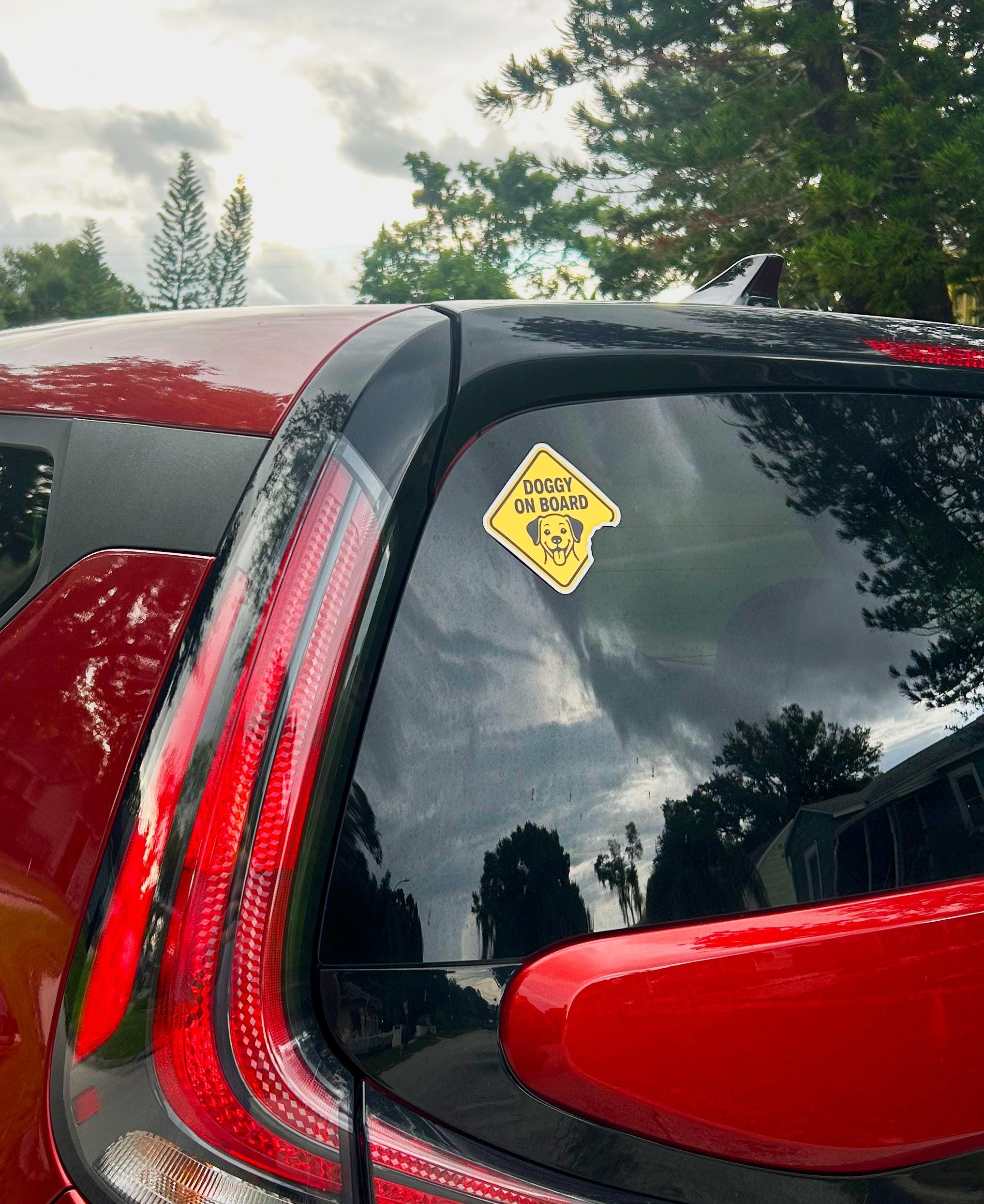 Doggy on Board Car Sticker: Funny Dog Decal for Pet Lovers - Etsy