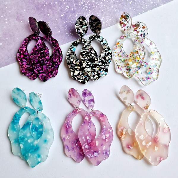 Shop Plastic Earrings Online - Etsy