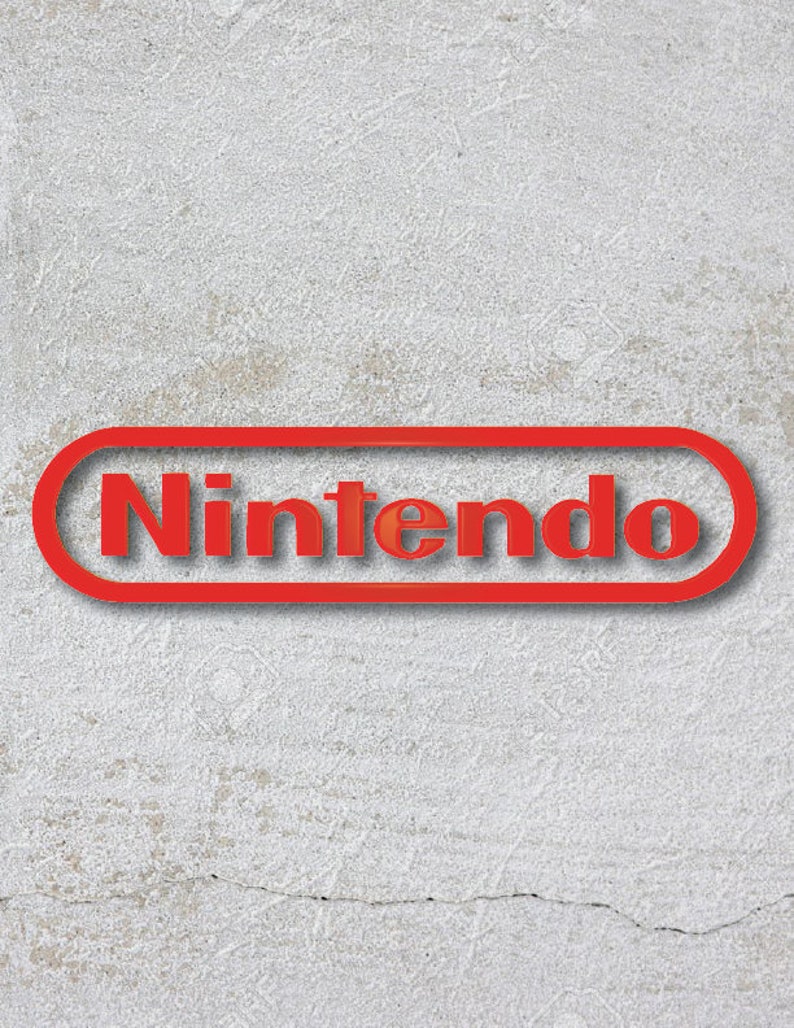 Nintendo Logo Vinyl Decal - Etsy