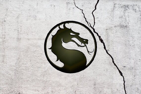 Mortal Kombat MK Dragon Vinyl Decal | Etsy