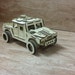 Laser Cut Wooden Model Kit Humvee Hummer Truck Ages 8+. Customization ...