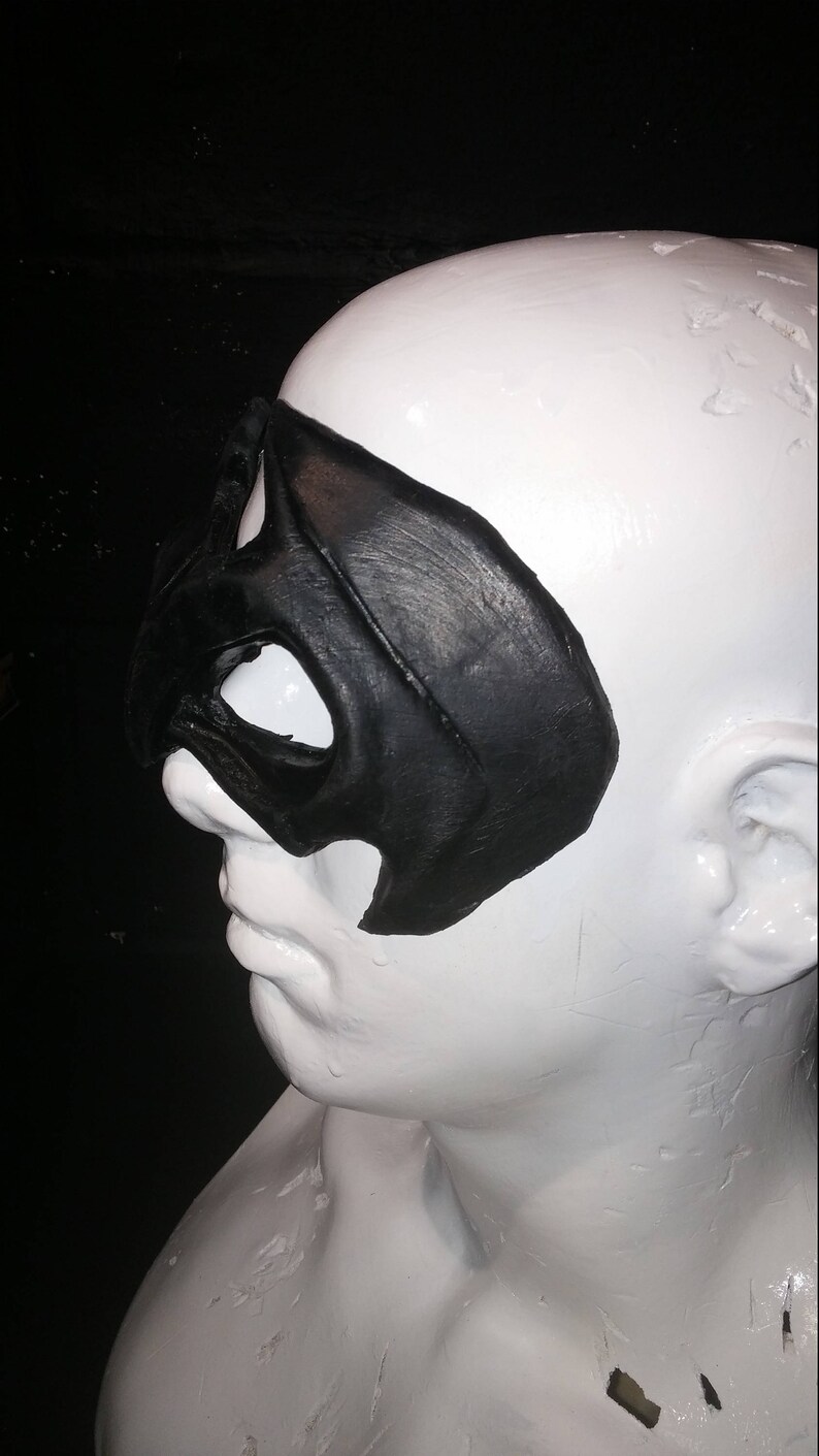 Robin (damian Wayne) Domino Latex Rubber Eye-mask - Etsy