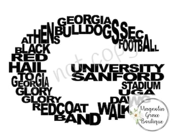 Georgia G Decal - Etsy
