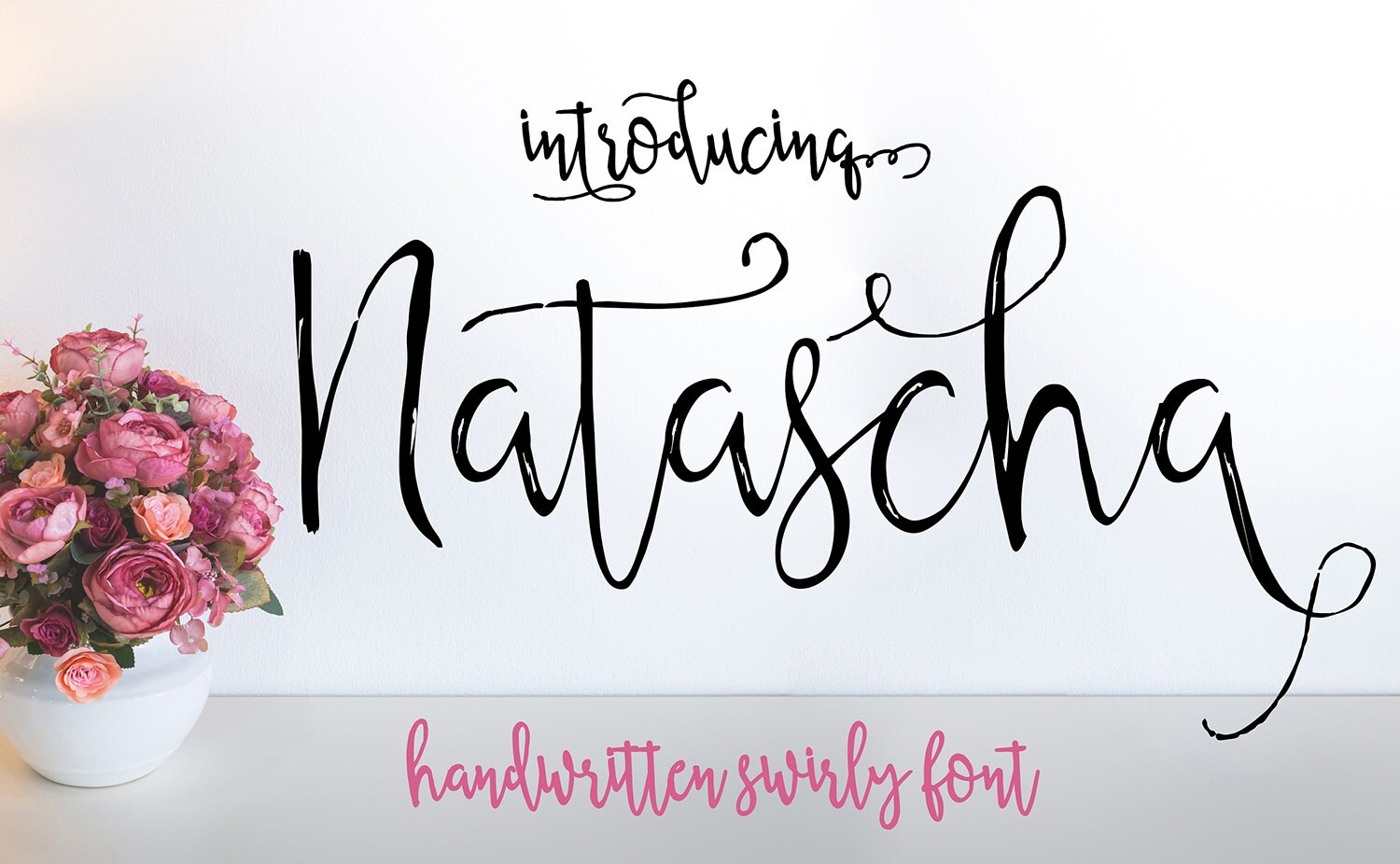 Calligraphy Swirly Font Script Font Digital Download Swash - Etsy