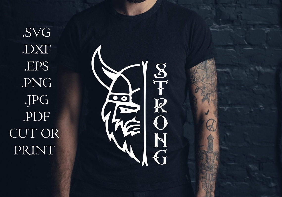Viking Svg Vikings Svg Viking Strong School Pride Mascot - Etsy