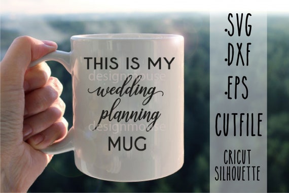 Wedding planning mug svg bride mug design svg wedding planner | Etsy