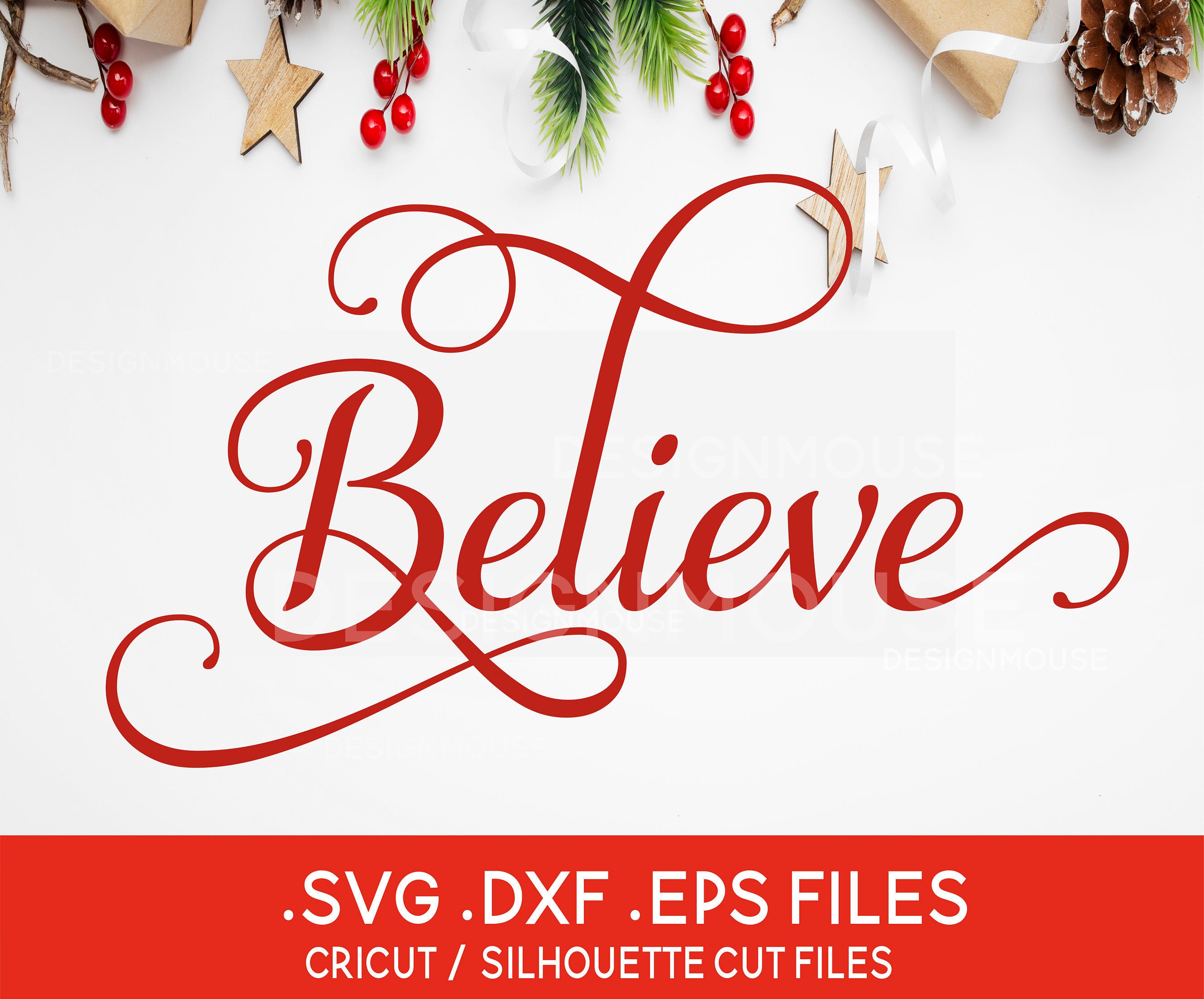 Christmas Believe svg clipart Believe decor svg Christmas | Etsy