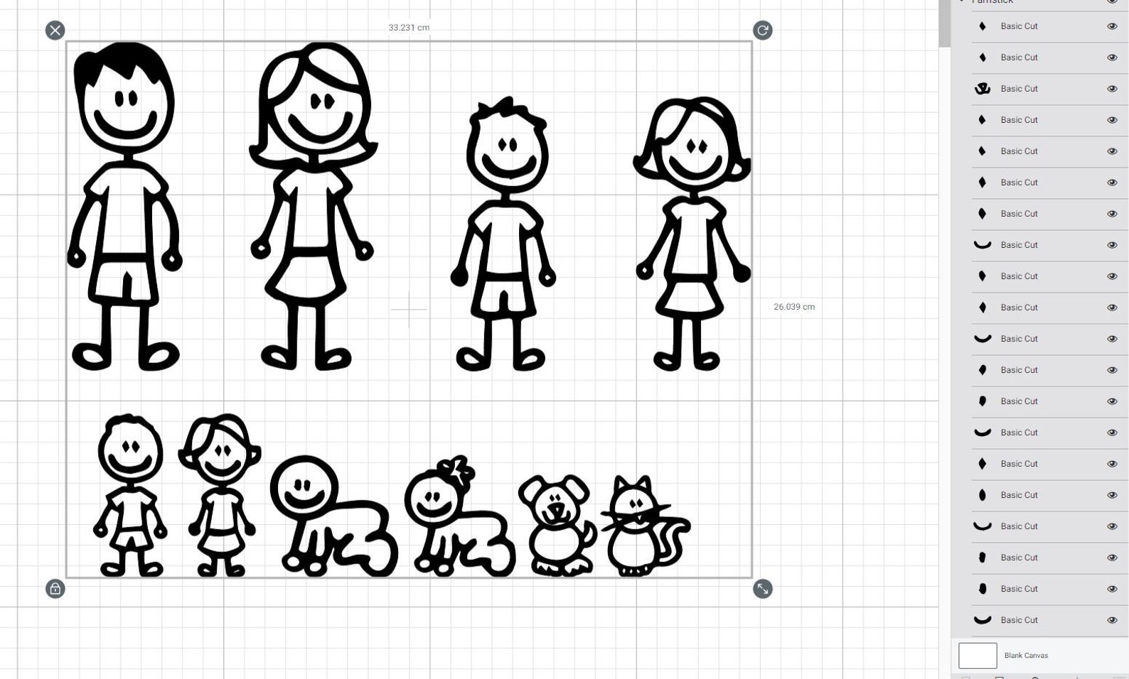 Stick Figure Family Decal Cricut Svg Decal for Car Cricut - Etsy Finland