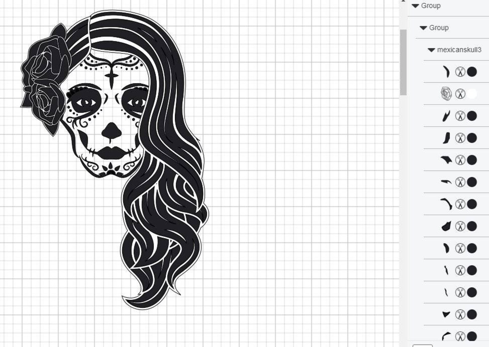 SVG File Cricut File Cutfile Silhuettes File .svg .dxf .eps | Etsy