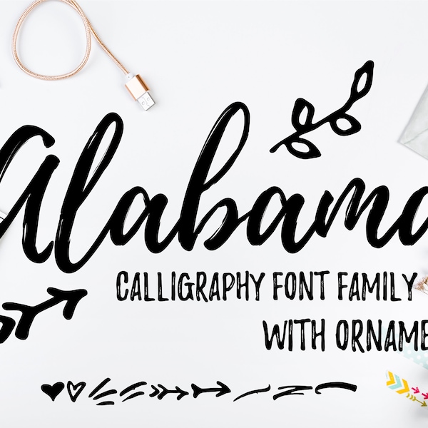 Alabama Font - Etsy