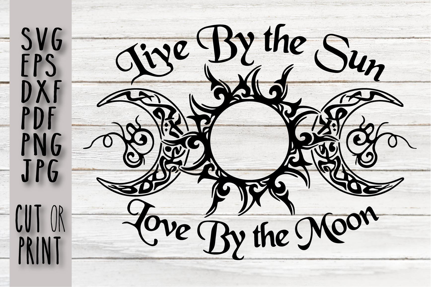 Triple Goddess Digital SVG Triple Goddess Cricut triple Moon - Etsy UK
