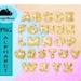 Full ALPHABET PNG Gold Glitter BUNDLE Alphabet Clipart Alpha Pack ...
