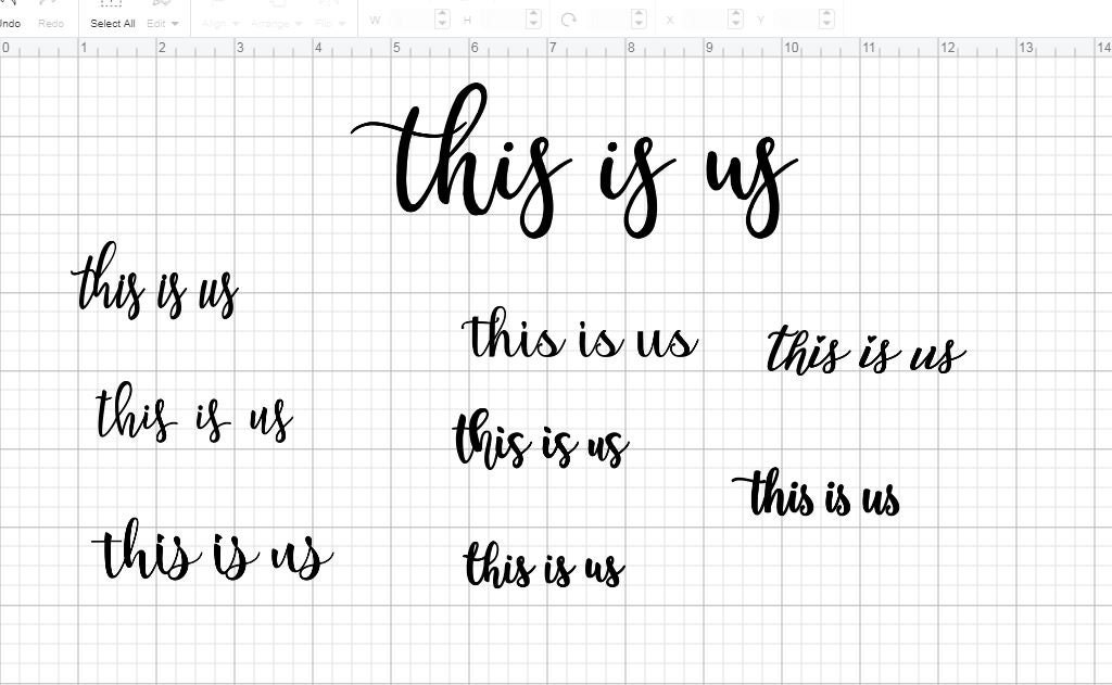 This is Us SVG File Cricut File Cutfile Silhuettes File Svg | Etsy