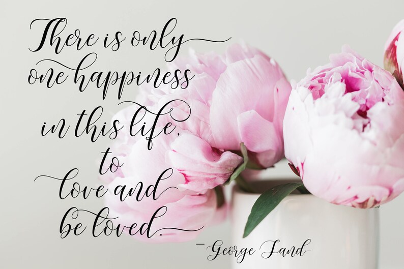 Gardenia Calligraphy Font: Swirly Handwritten Font (digital Download ...