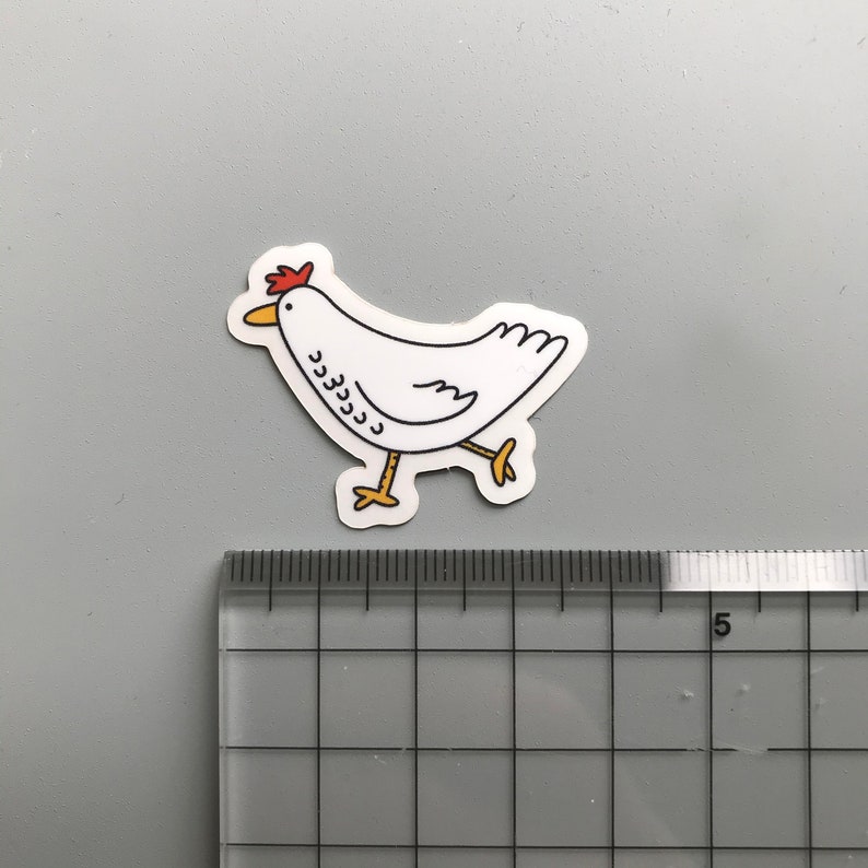 Chickens Sticker Pack Pack of 5 Chicken Stickers Based on - Etsy UK
