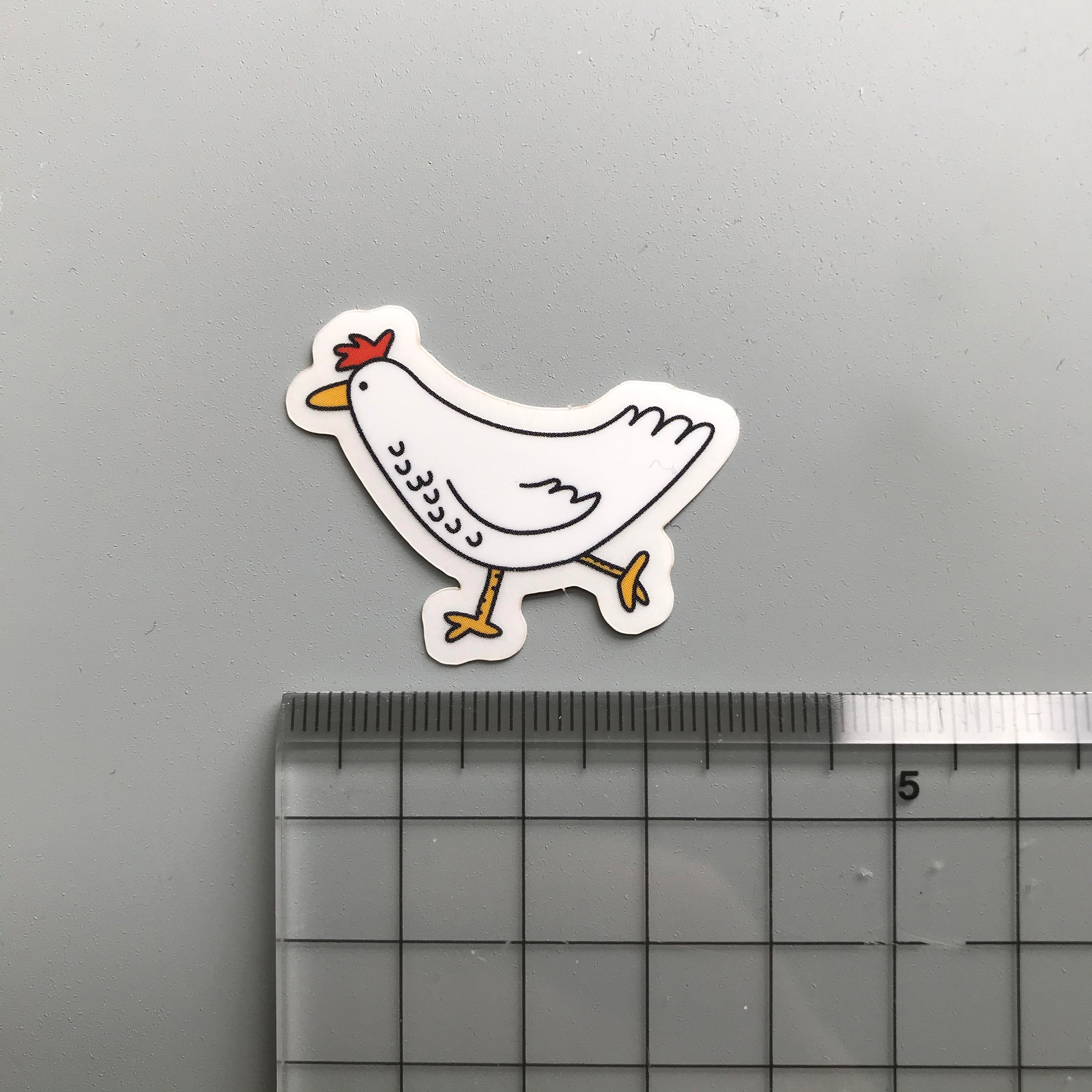 Chickens Sticker Pack Pack of 5 Chicken Stickers Based on - Etsy UK