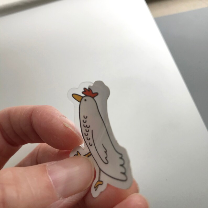 Chickens Sticker Pack Pack of 5 Chicken Stickers Based on - Etsy UK