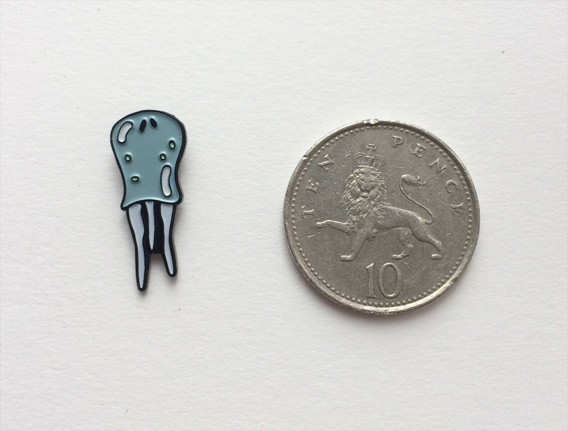 Jellyfish - Enamel Pin / Badge (with Original Drawing) - Etsy