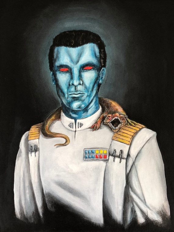 Grand Admiral Thrawn Empire Portrait - Etsy