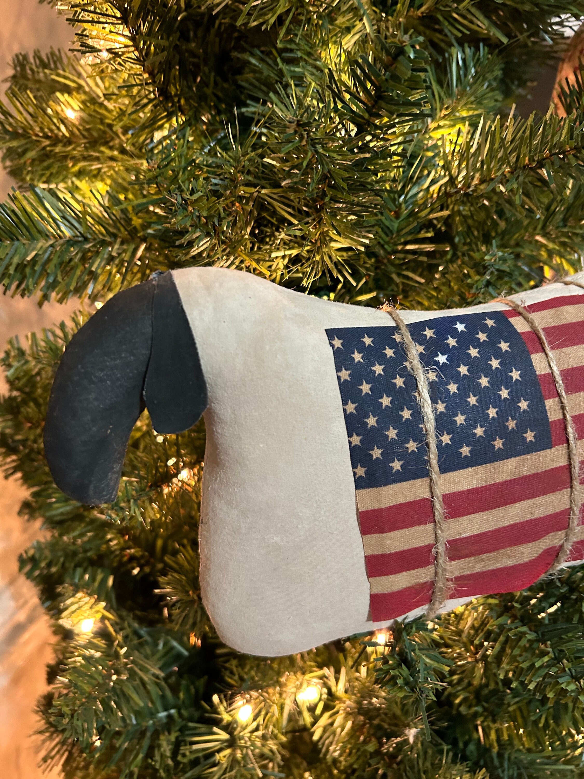 Sheep With Flag - Etsy