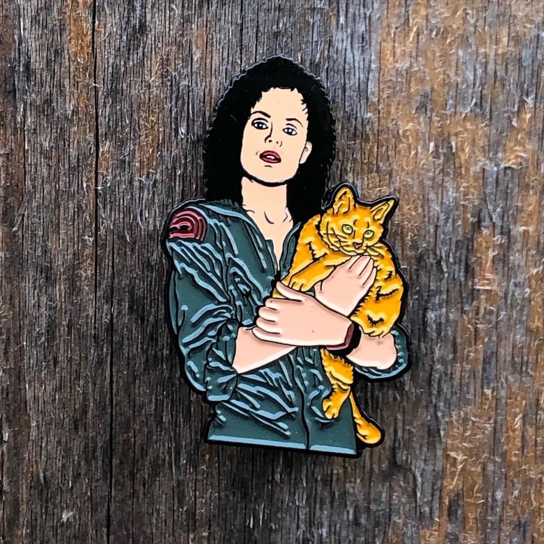 Alien Tribute - Ripley & Jonesy Enamel Pin - Etsy