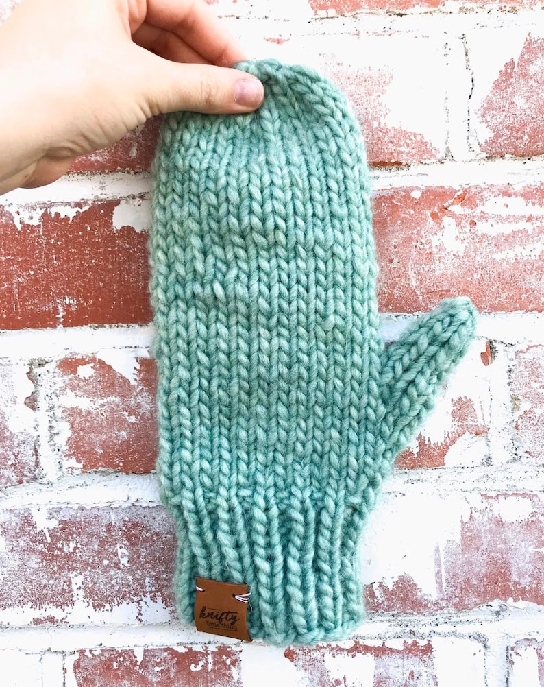 Knitted Mitten Pattern Bundle: Bulky & Worsted Weight (PDF Pattern) - Etsy