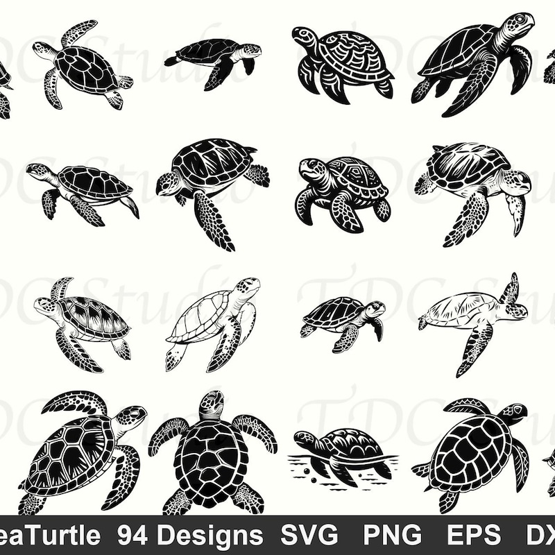 Sea Turtle Svg - Etsy