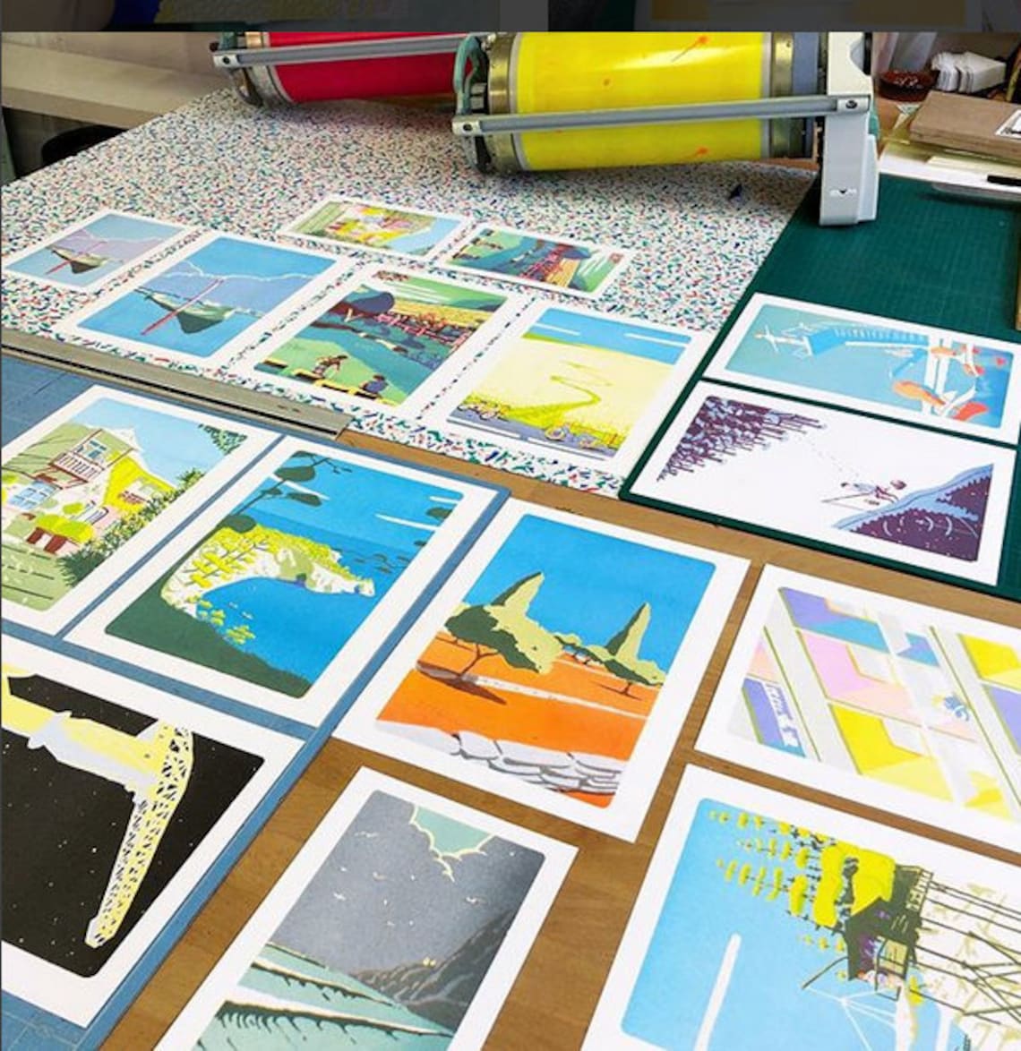 Risography A5 Paper 240g Illustration My Father is a Hero - Etsy