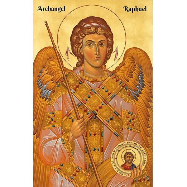 Archangel Raphael Icon - Etsy