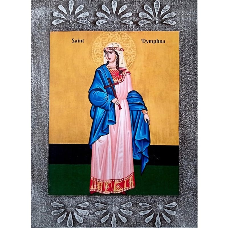 St Dymphna - Etsy