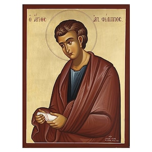Saint Philip the Apostle, Orthodox Icon Apostle Philip, Christian ...