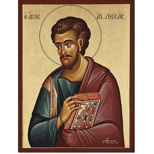 Saint Luke the Evangelist St Luke Orthodox Icon Agios - Etsy