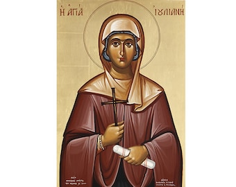St Juliana Icon - Etsy