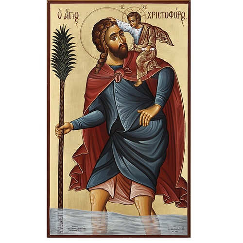 Saint Christopher Saint of Travellers Catholic Car Blessing - Etsy